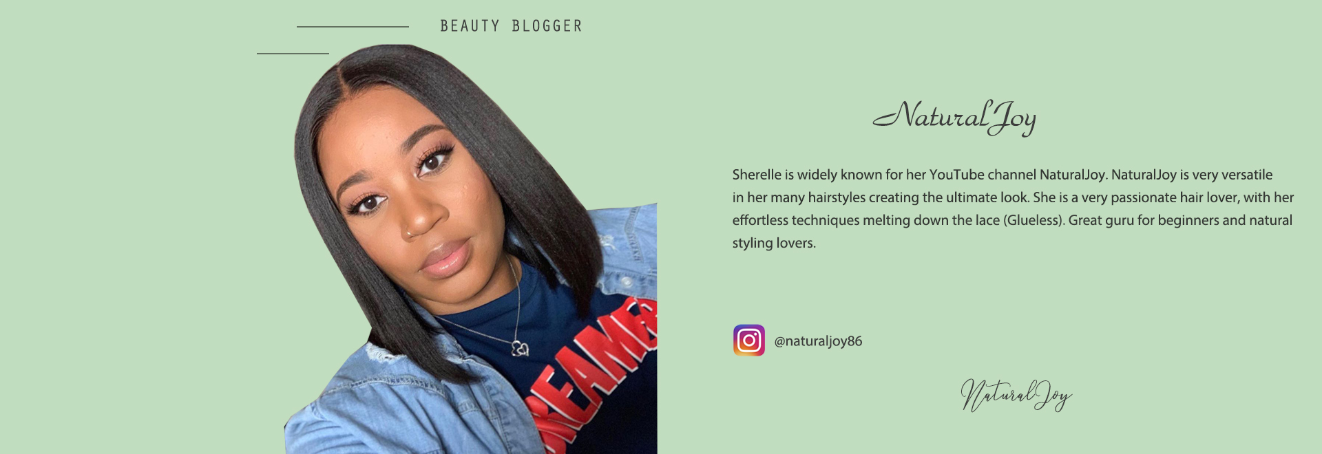 Beauty Youtubers NaturalJoy